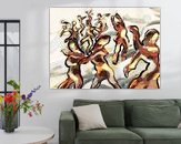 Glowing dancers van ART Eva Maria op canvas, behang en meer